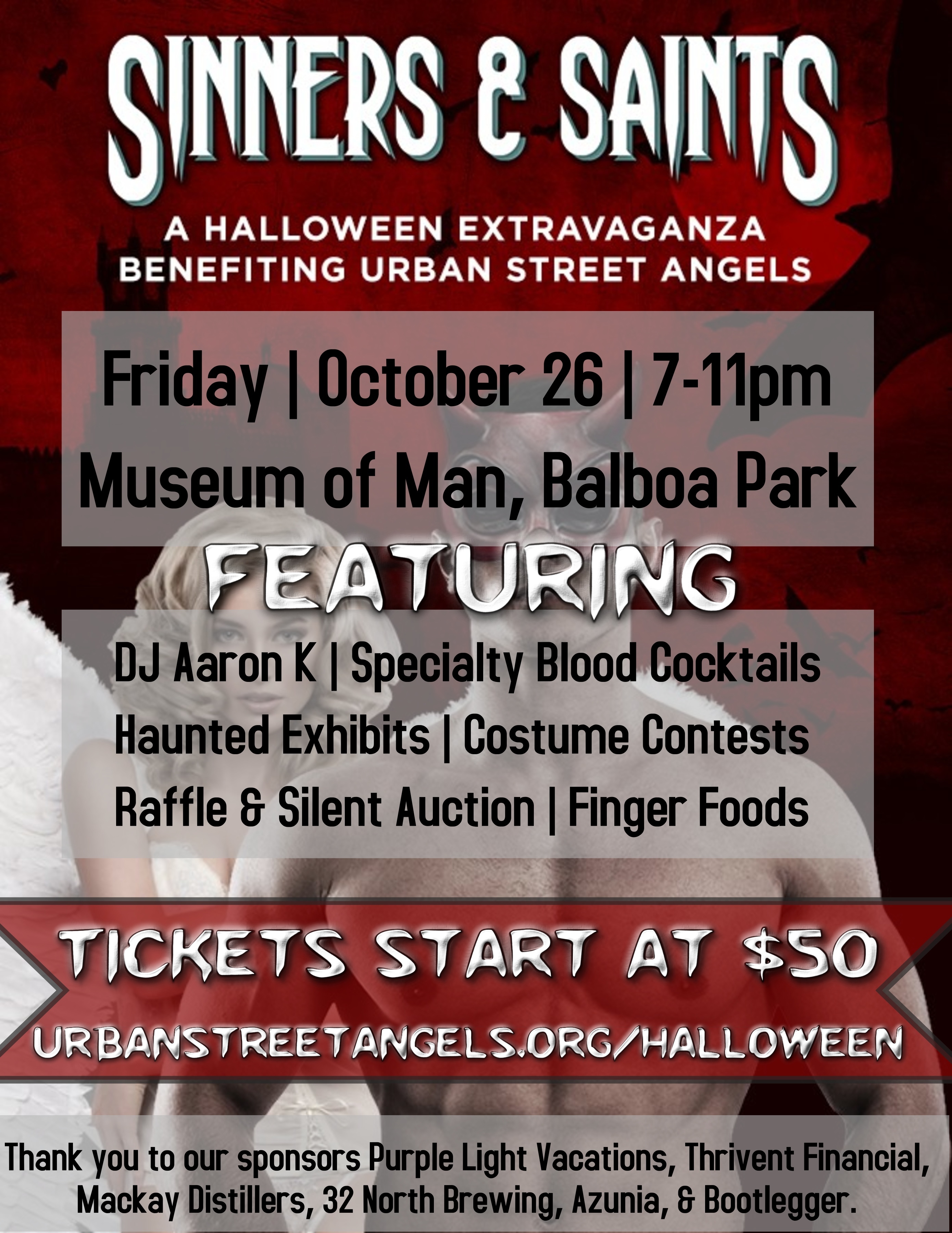 Please Join Us on October 26th for Sinners & Saints' Night at the ...